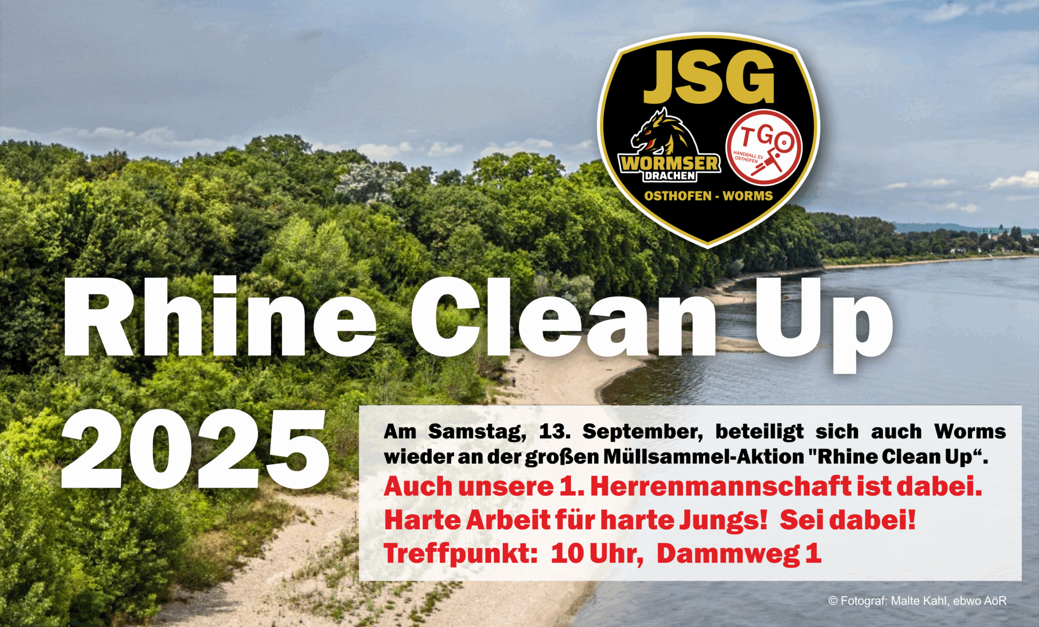 Rhine Clean Up 2025 - HSG Worms